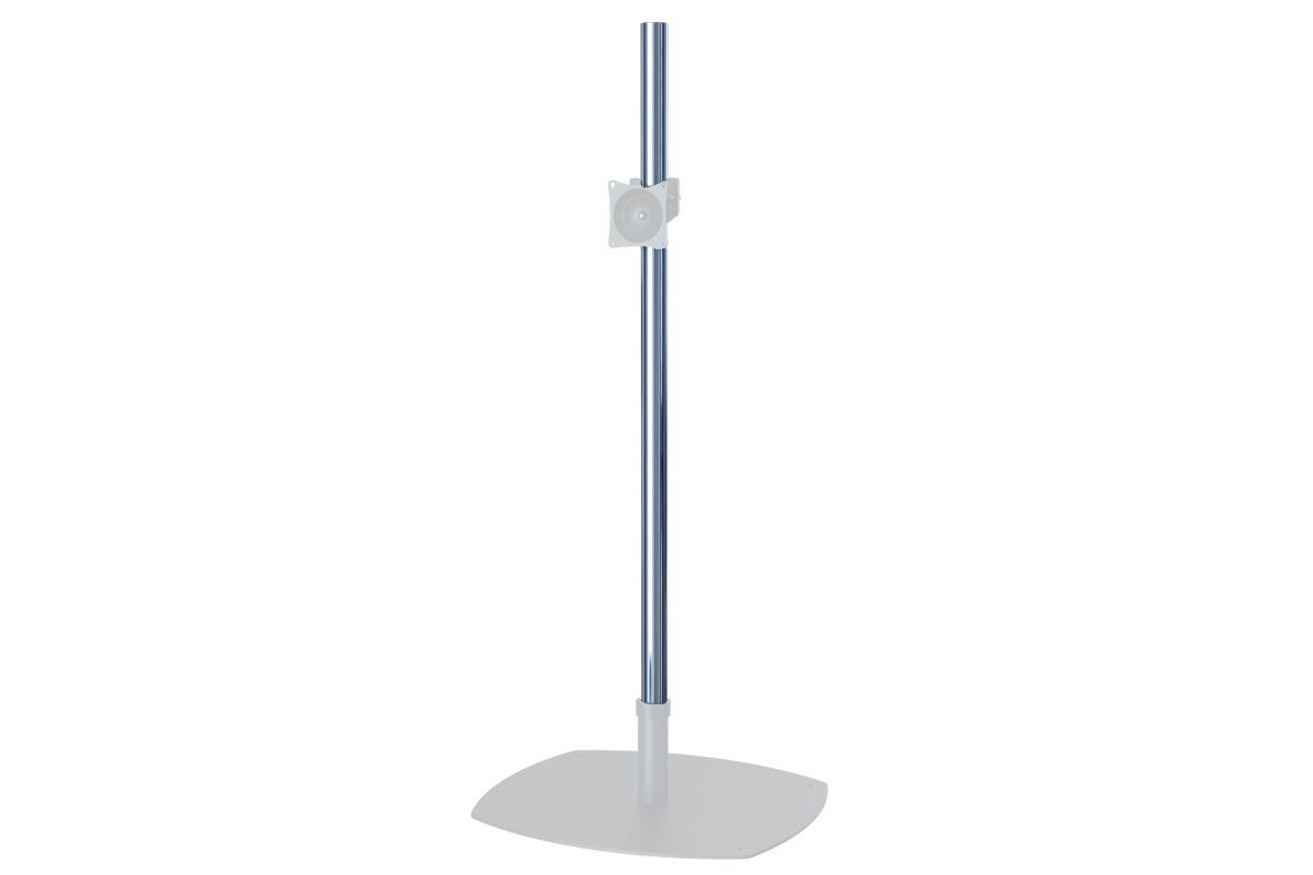 Chrome Single Replacement Pole - 84" | Premier Mounts