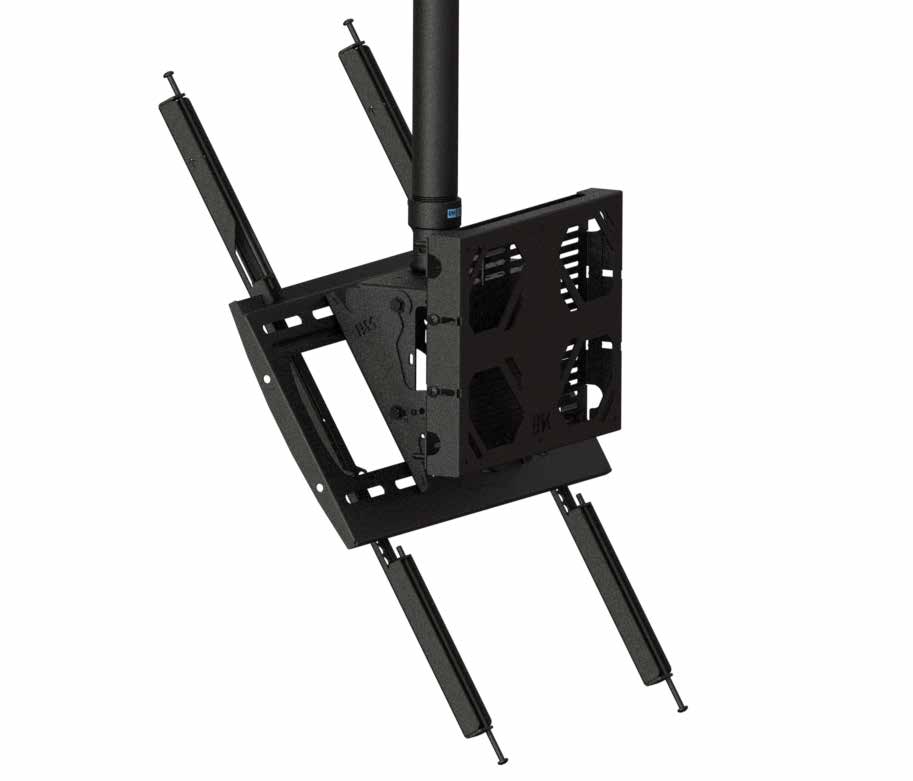 Ultra Tilt Single Ceiling Portrait Mount Premier Mounts